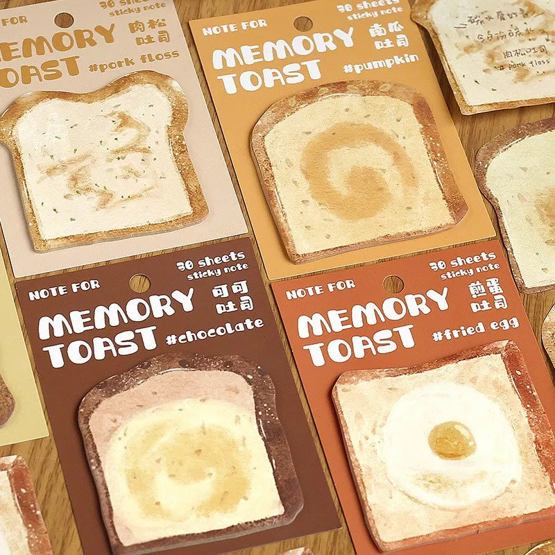30 Pcs Memory Bread Sticky Note – ReJoyceStore