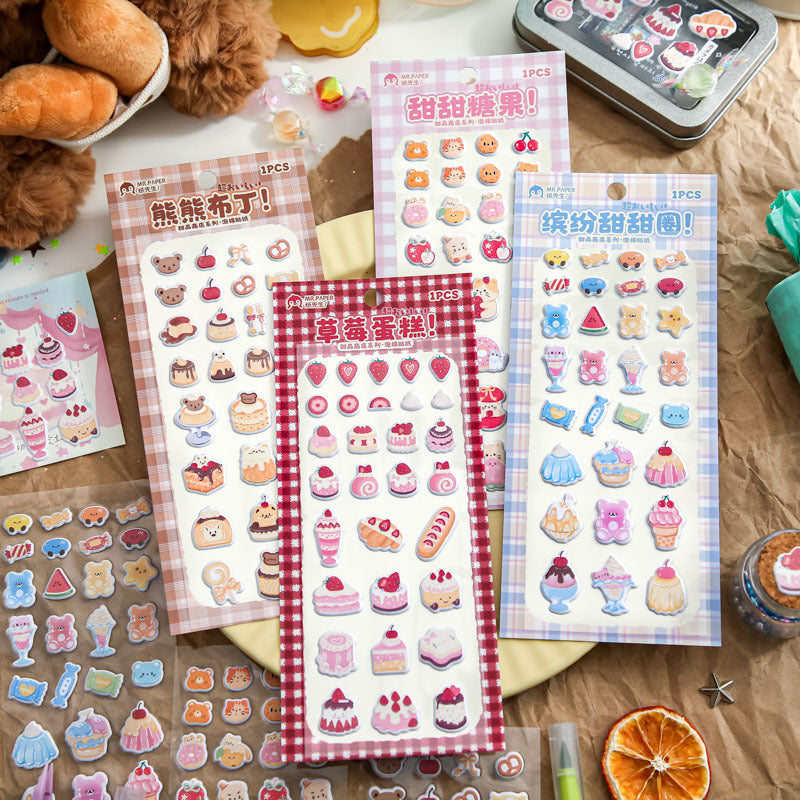 Sweet Shop Puffy Sticker Sheet – ReJoyceStore