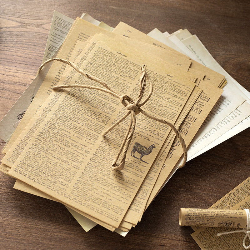 Vintage Material Paper Old Book Series – ReJoyceStore